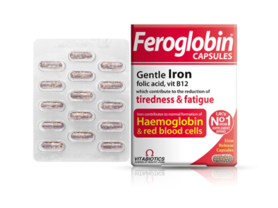 Feroglobin Capsule H/30V VITABIOTICS Viên Bổ Máu Người Lớn và Bầu ...