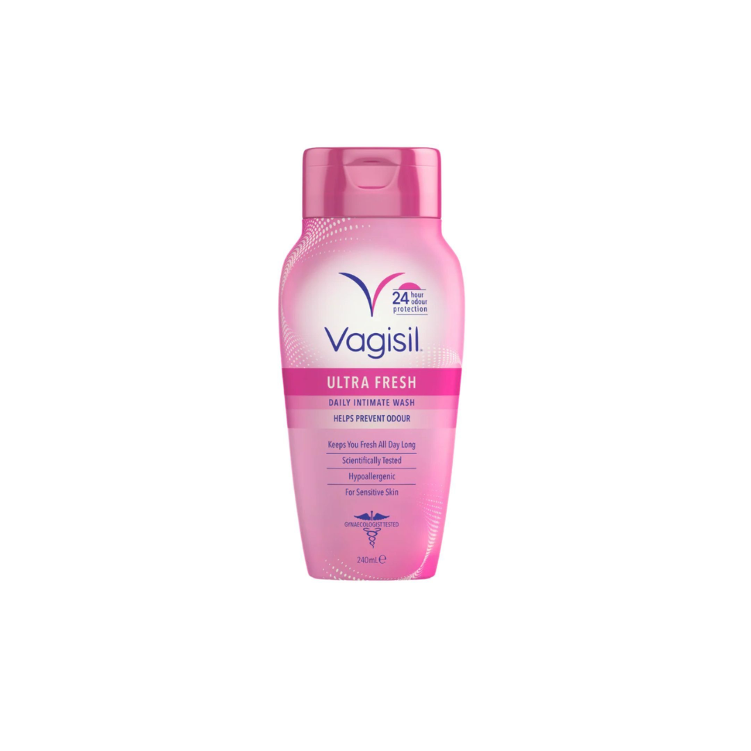 Ultra Fresh C/240ML VAGISIL DDVS Kiểm Soát Mùi, Ngừa Viêm (Hồng) - PharmaDi